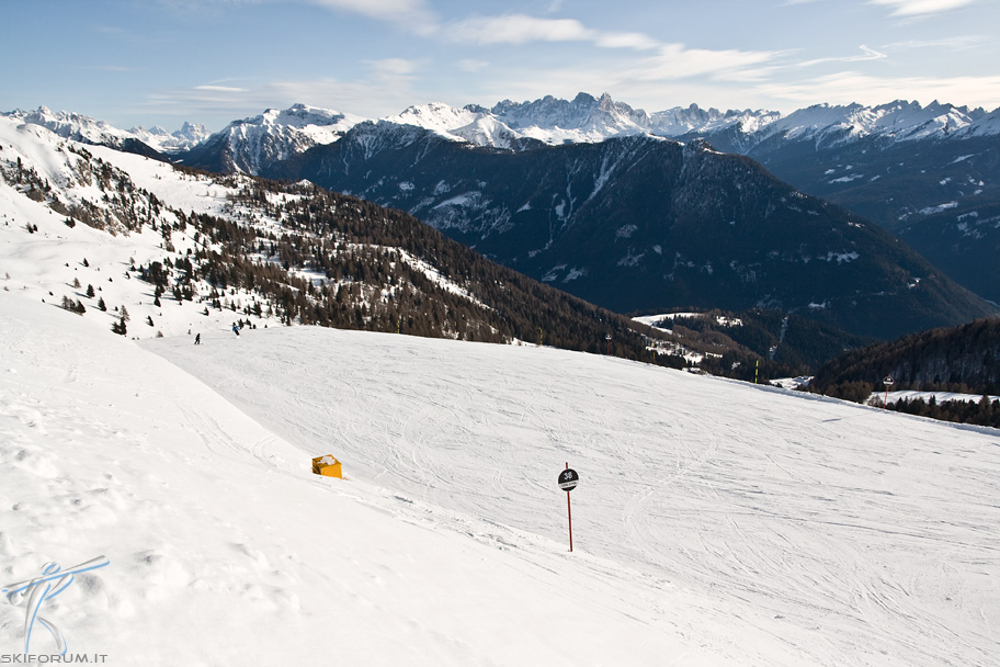 Predazzo nello Ski Center Latemar
