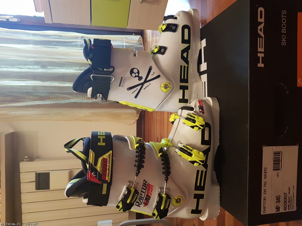 Scarponi head raptor 130 rs numero 245