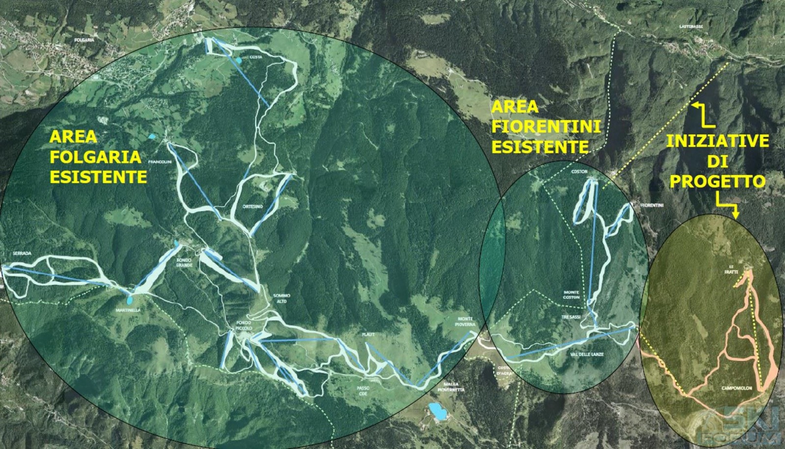 Collegamento tra Tonezza del Cimone - Le Fratte e comprensorio di ...