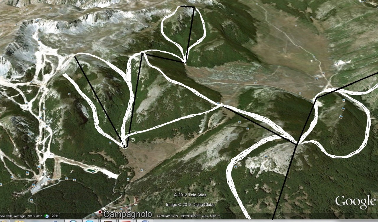 Ovindoli-Campo Felice: Mappa ampliamento e collegamento comprensorio ...